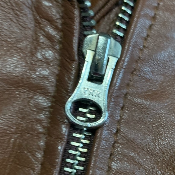 ykk | Jackets & Coats | Vintage Ykk Brown Leather Jacket | Poshmark
